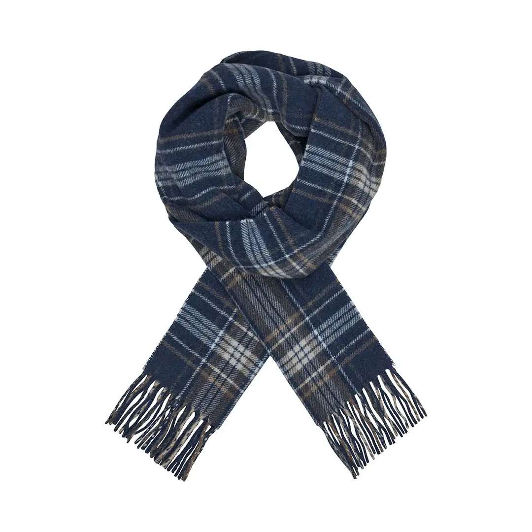 Scarf Dexter 42 Wool Navy fra - Rask levering